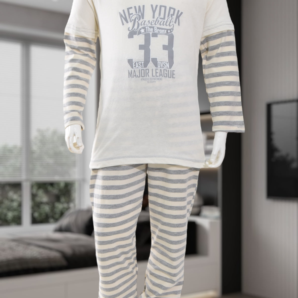Boys White New York Print Pyjama – Forever Sleepy